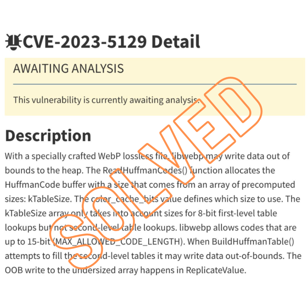 CVE-2023-4863 vulnerability - Chrome - Cyber Guardian Hub